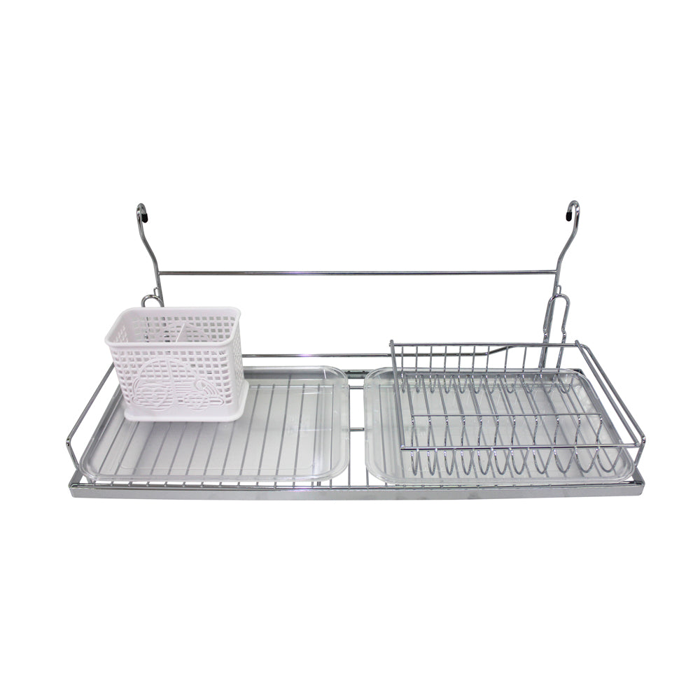 Hanging Dish Drying Rack, 620x 255x 290mm, Chrome Plated, Stainless St ...