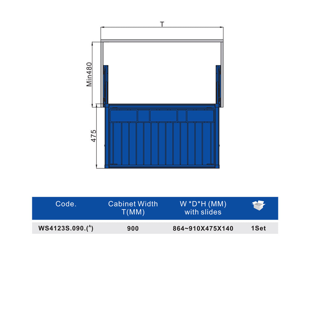 Soft Closing Multifunctional Pull-out Trouser Rack with Storage Tray ...