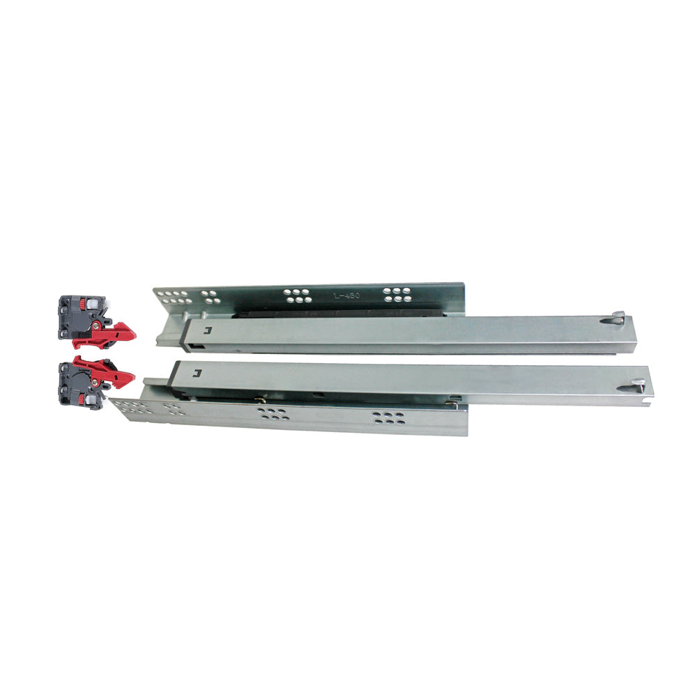 Full Extension 450mm Concealed Undermount Drawer Runners with Locking ...