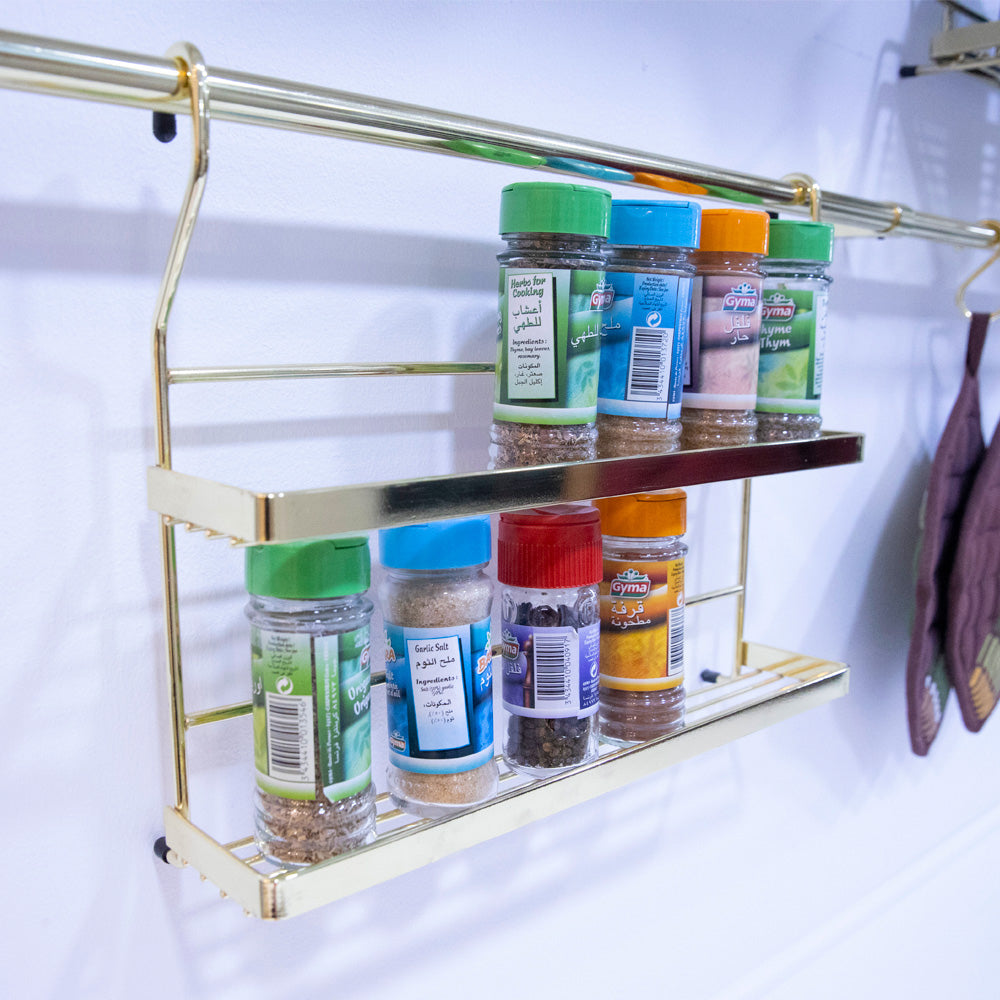 2-Shelf Hanging Spice Rack Organizer – MeeraMore