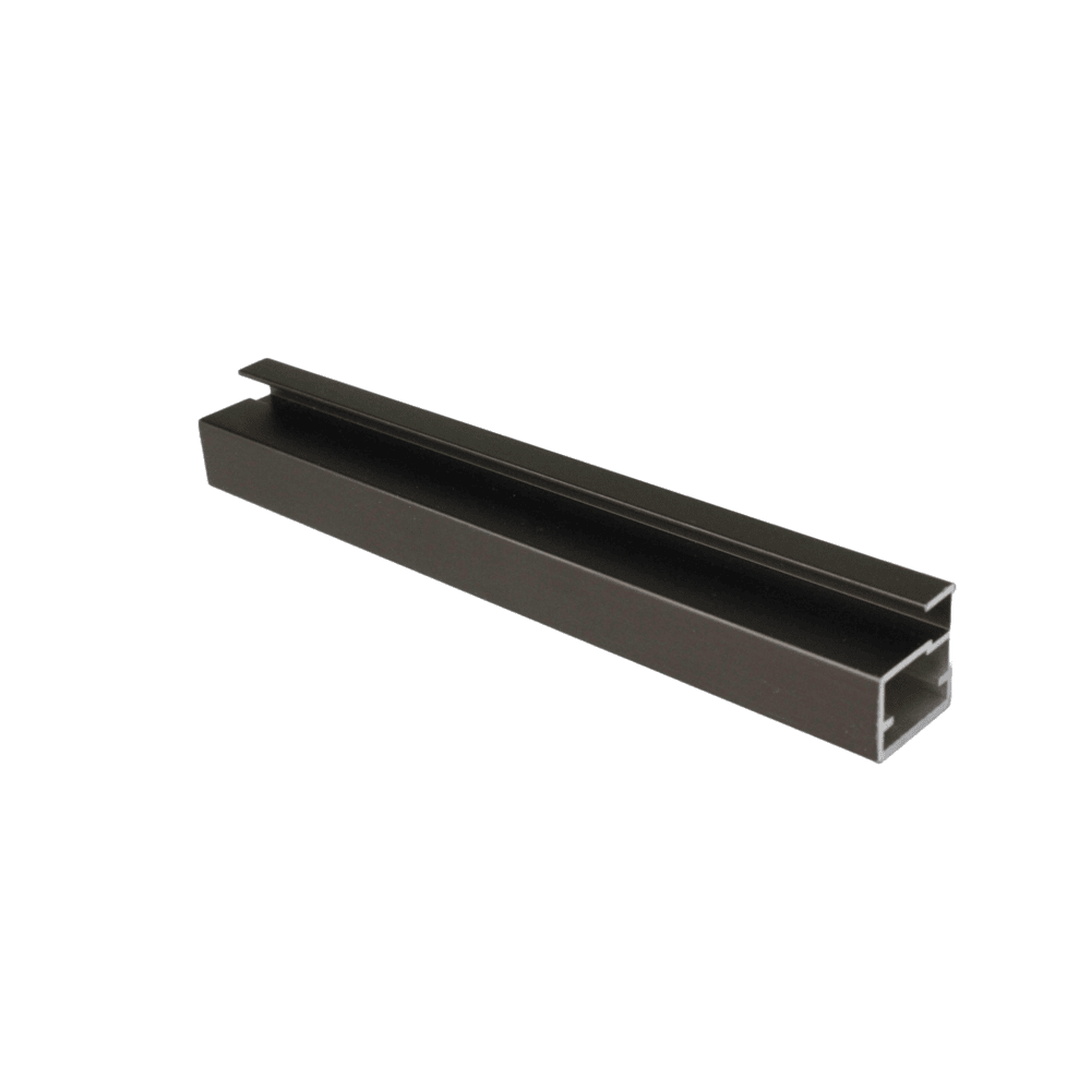 Dark Bronze Linean Matt Aluminum Door Profiles & Frames - 2.9 Meter ...