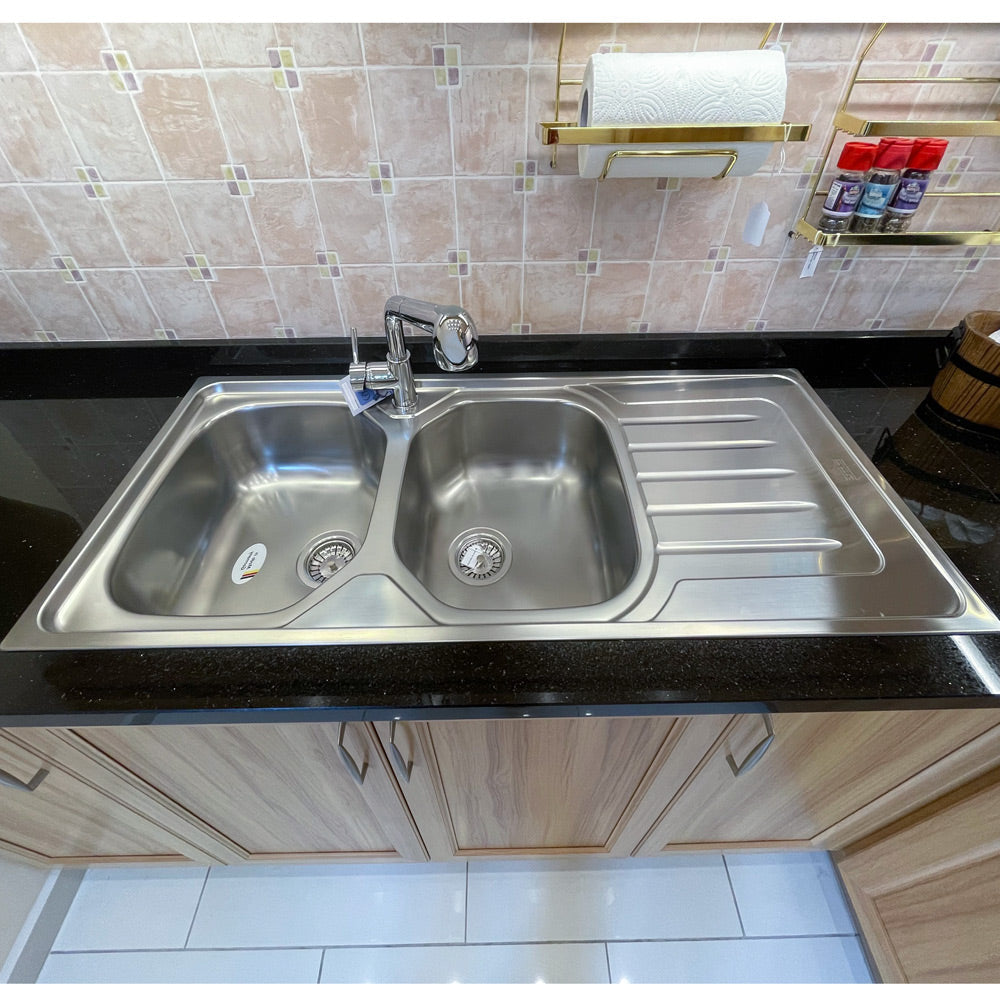 Franke Inset Sink, Onda OLX 621, Top Mount, 2 Bowl, Stainless Steel Si ...