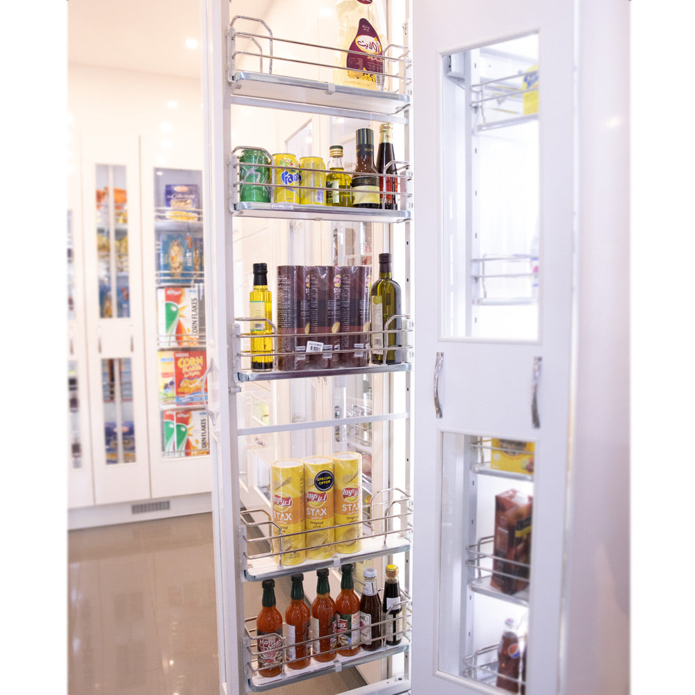 Pull-out Tall Unit 5 Layer Kitchen Basket with 15cm, Stainless Steel ...