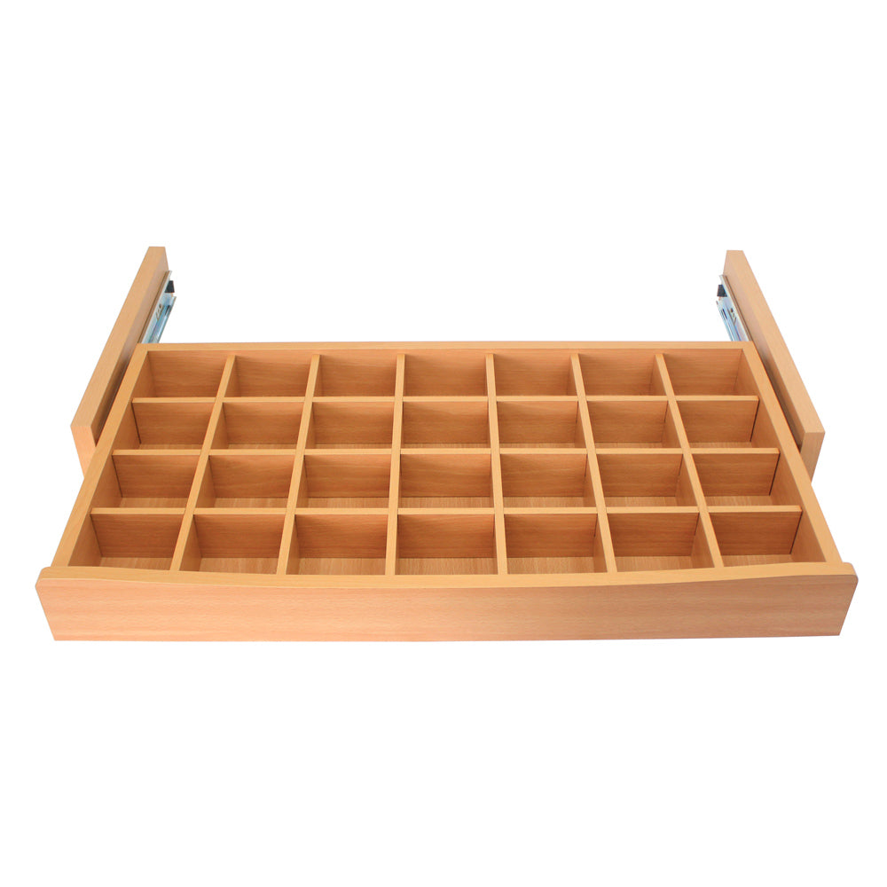 Soft Closing Wooden Closet Drawer Organizer, Polywood-Beech – MeeraMore