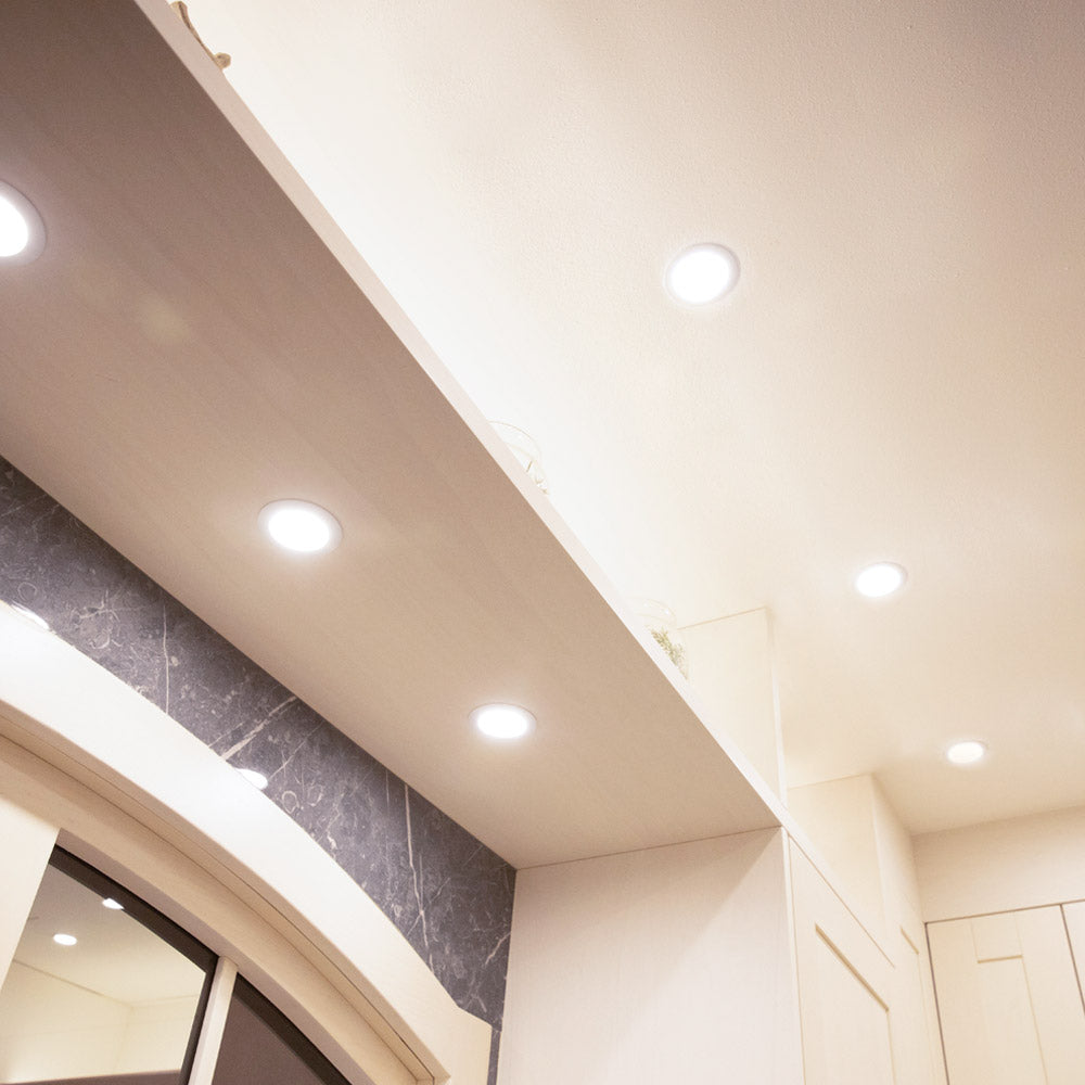 Silver LED Built-in Spot Light with ø70mm Daylight – MeeraMore