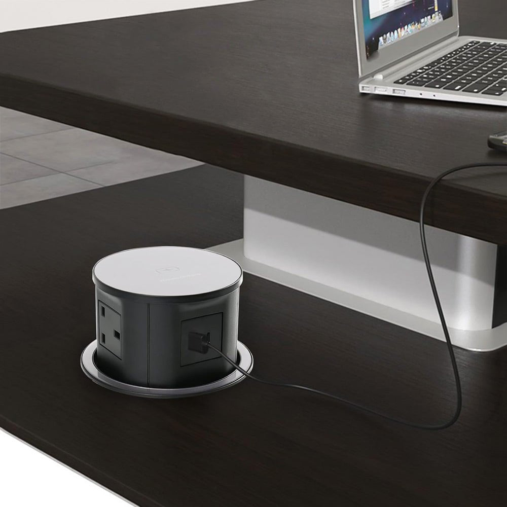 Buy Hydraulic Round Shape Pop-up Socket with Wireless Charger in Dubai ...