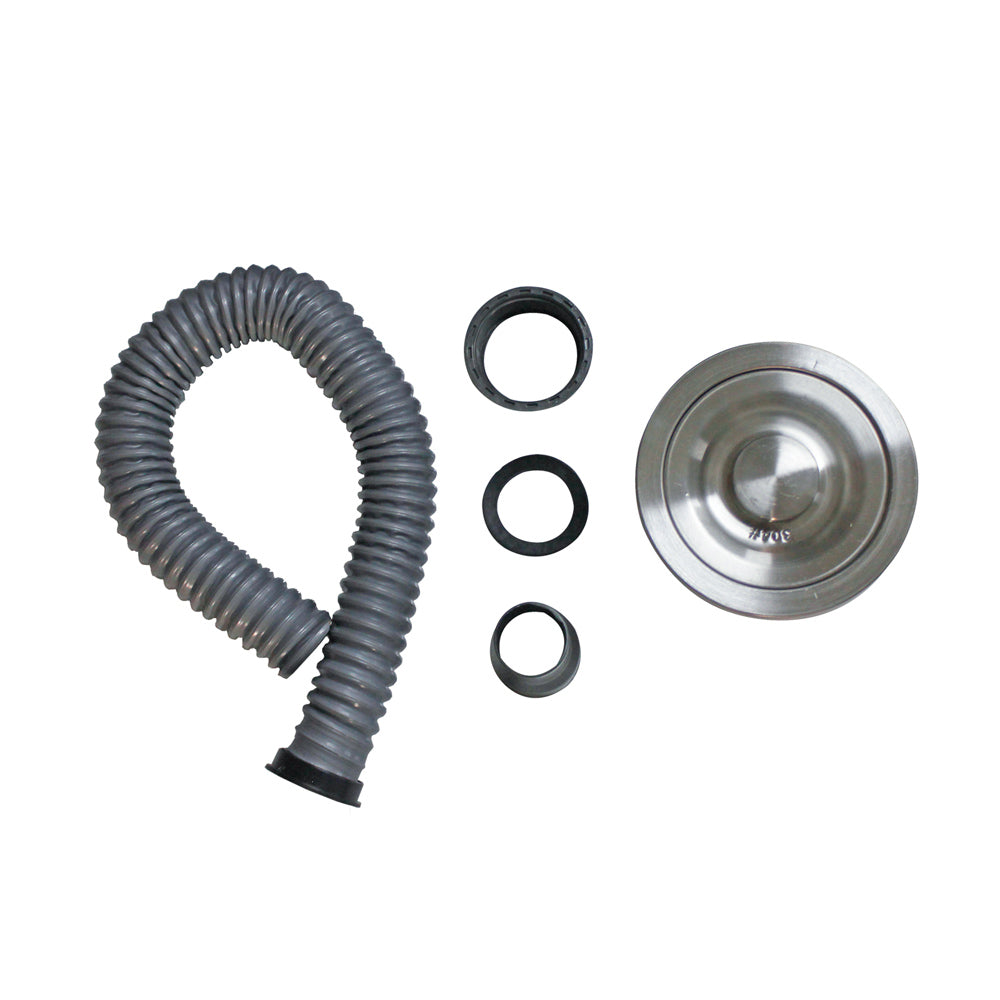 Al Meera Kitchen Sink Set, Top Mount, Stainless Steel – MeeraMore