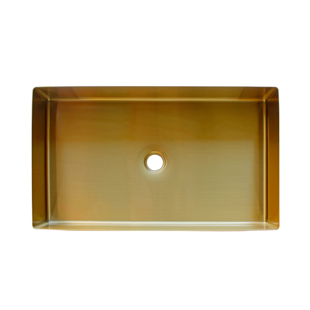 Buy Stainless Steel Bathroom Vanity Basin, Gold Plated in Dubai, UAE ...