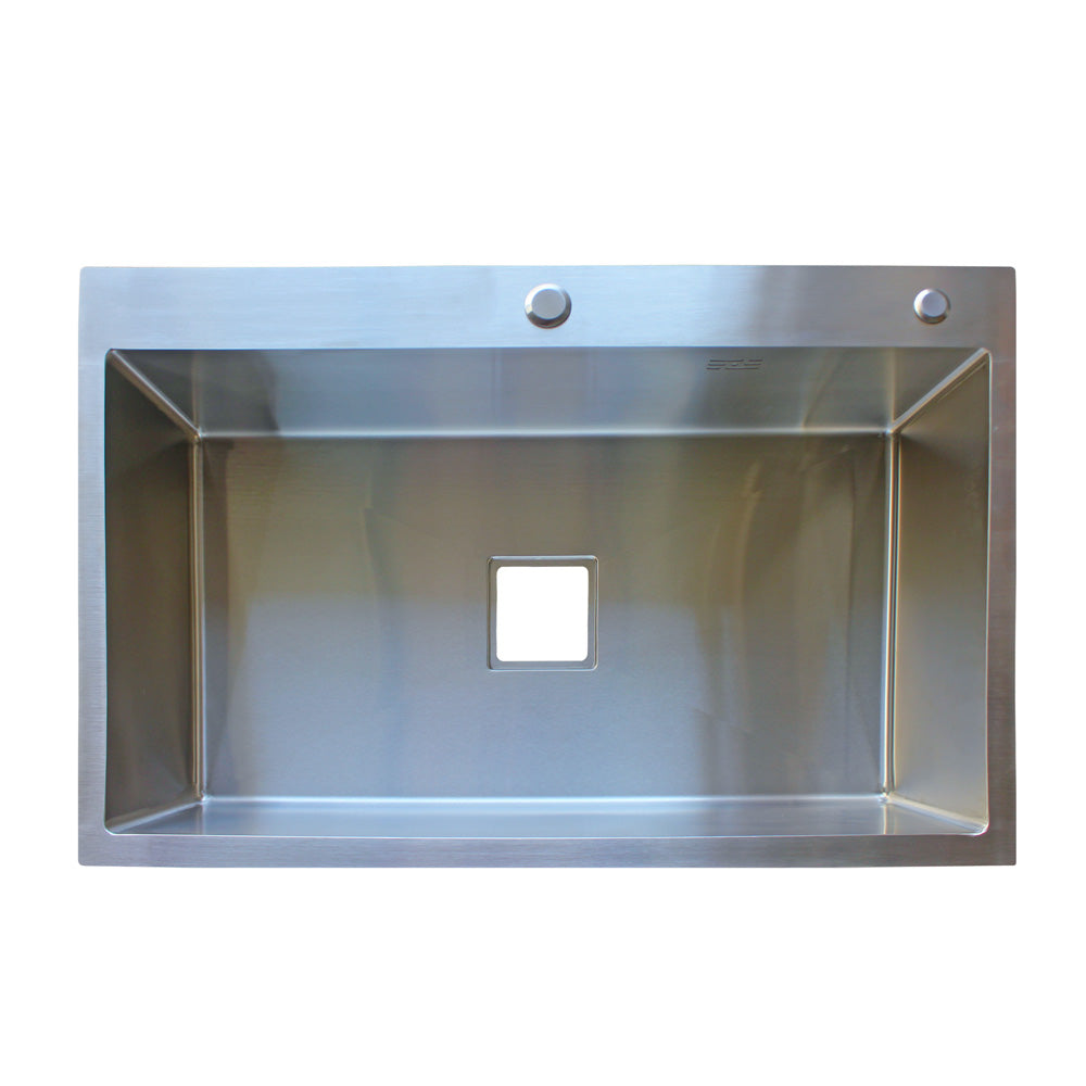 Al Meera Sink Set, GID-115, Top Mount, Stainless Steel | Sinks in Dubai ...