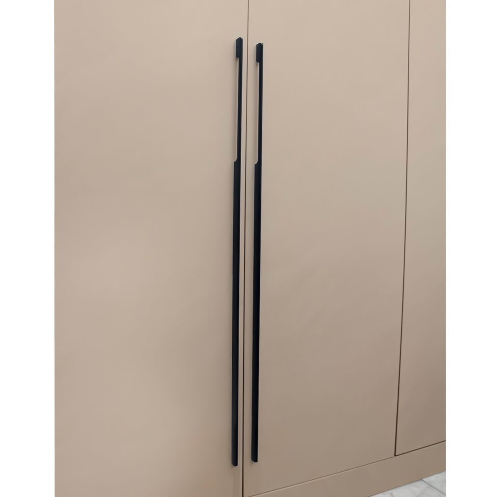 Long Wardrobe Handle, 1 Meter length, Matt Black – MeeraMore
