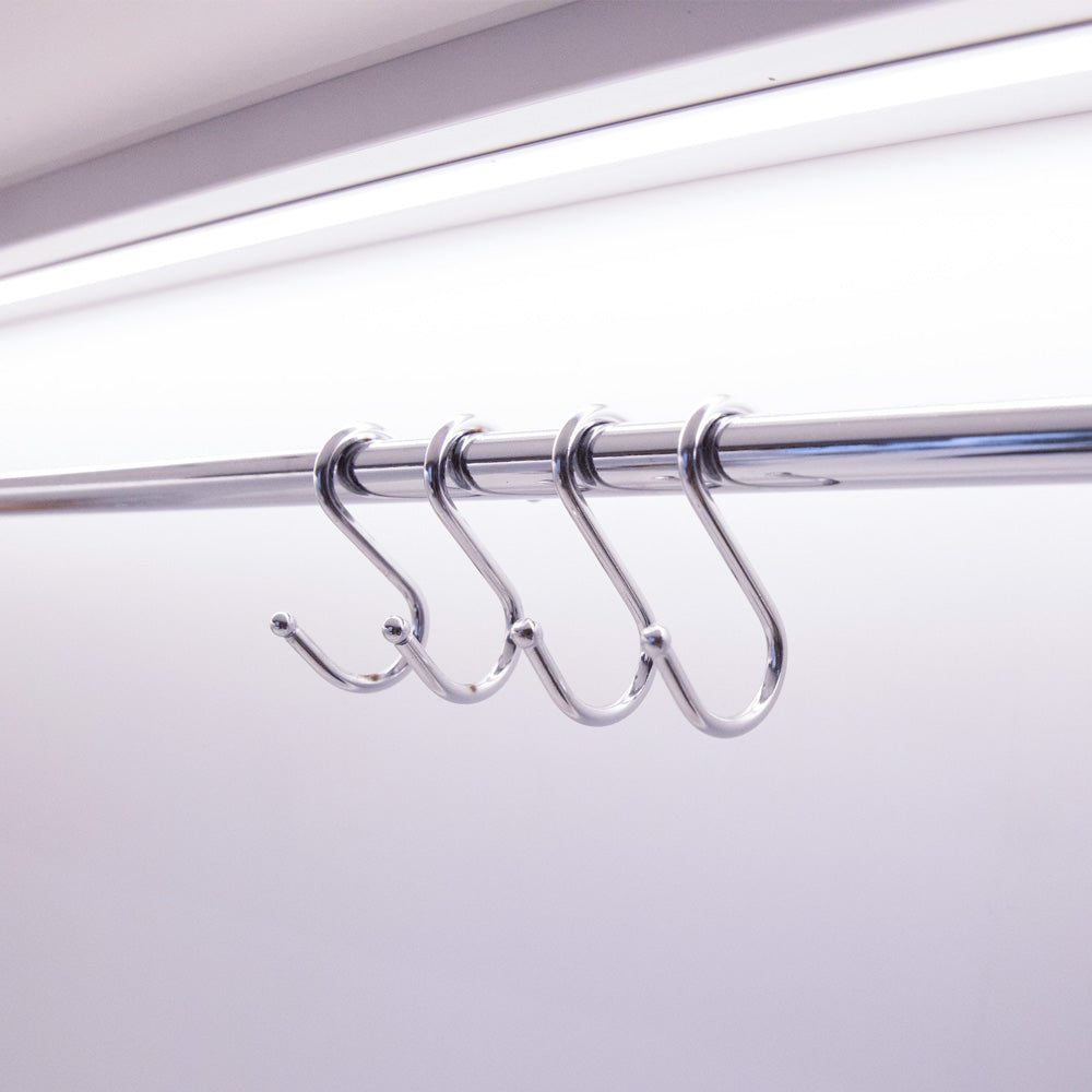 5 Set of S-Shape Hanging Hooks, Stainless Steel – MeeraMore